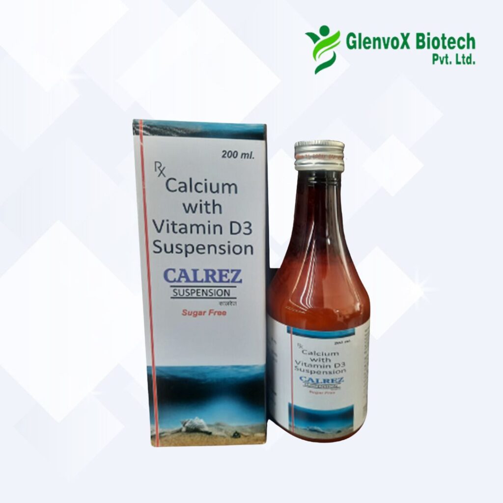 Get Franchise for Calcium with Vitamin D3 Suspension by Glenvox Biotech